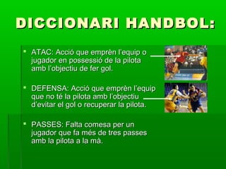 Iniciació al handbol | PPT