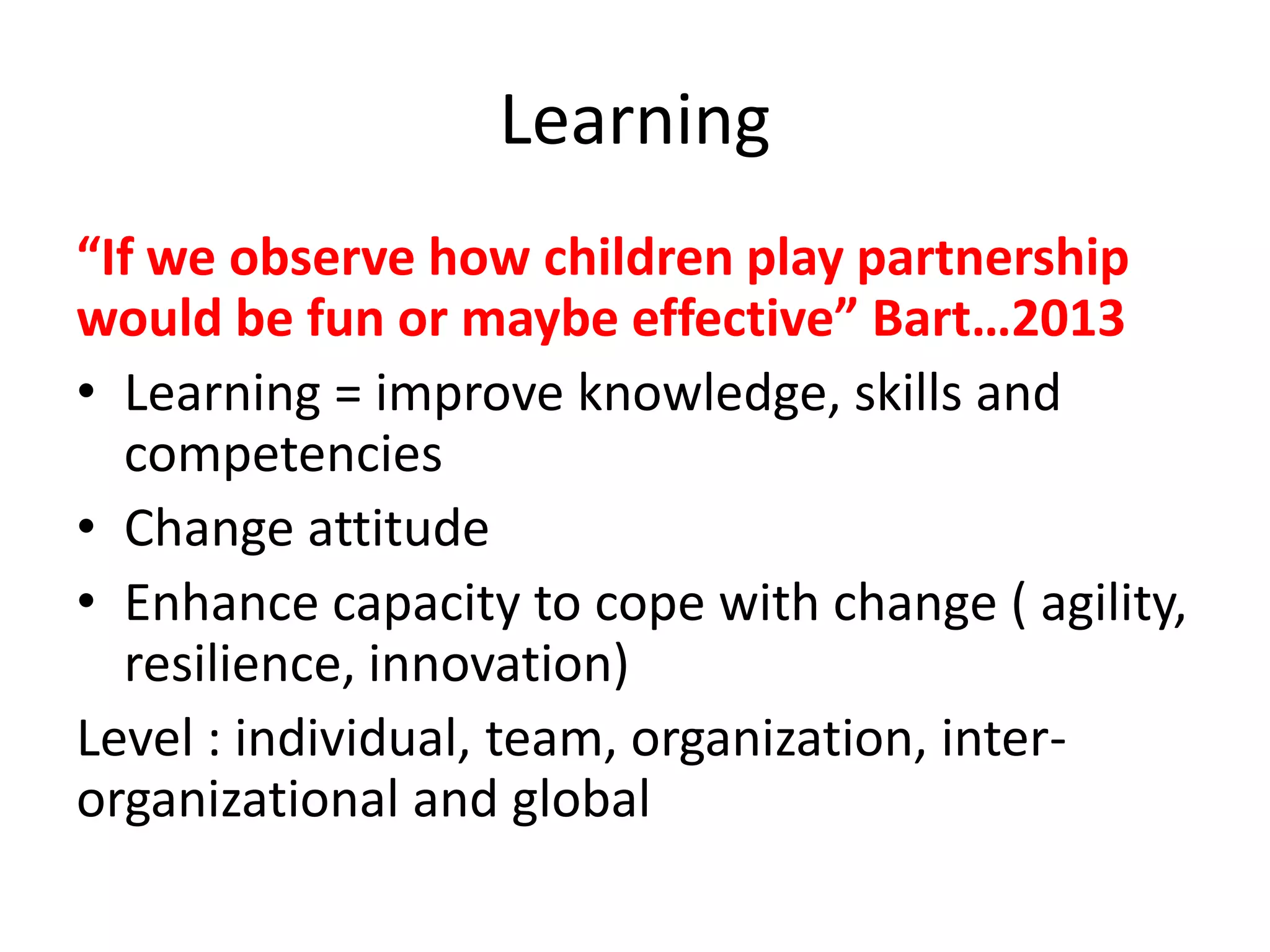 Annex 9 Recap Knowledge, Learning, Networks | PPT