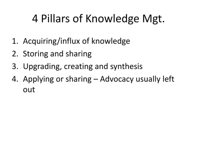 Annex 9 Recap Knowledge, Learning, Networks | PPT