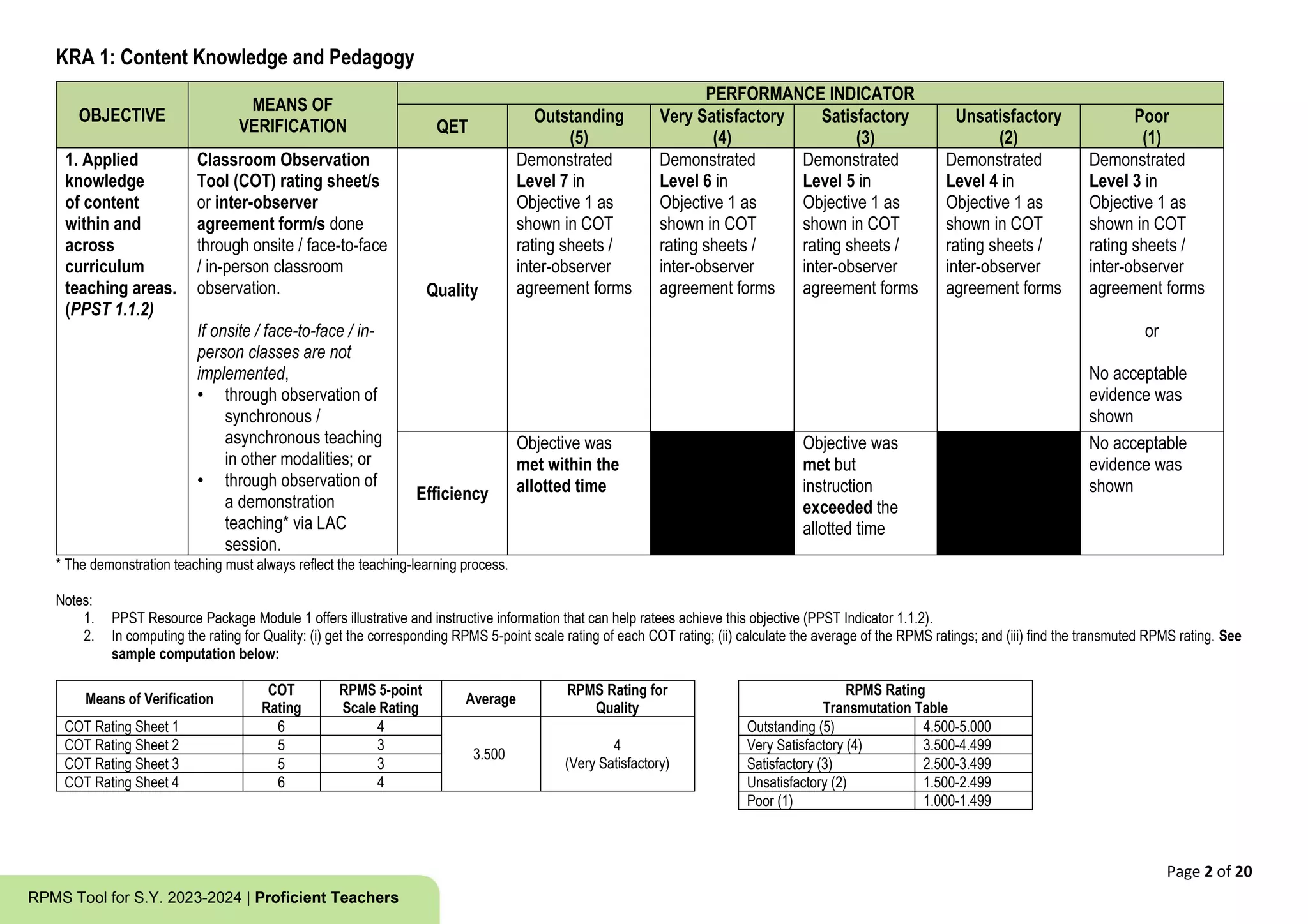 Annex A2 RPMS Tool for Proficient Teachers SY 2023-2024.pdf