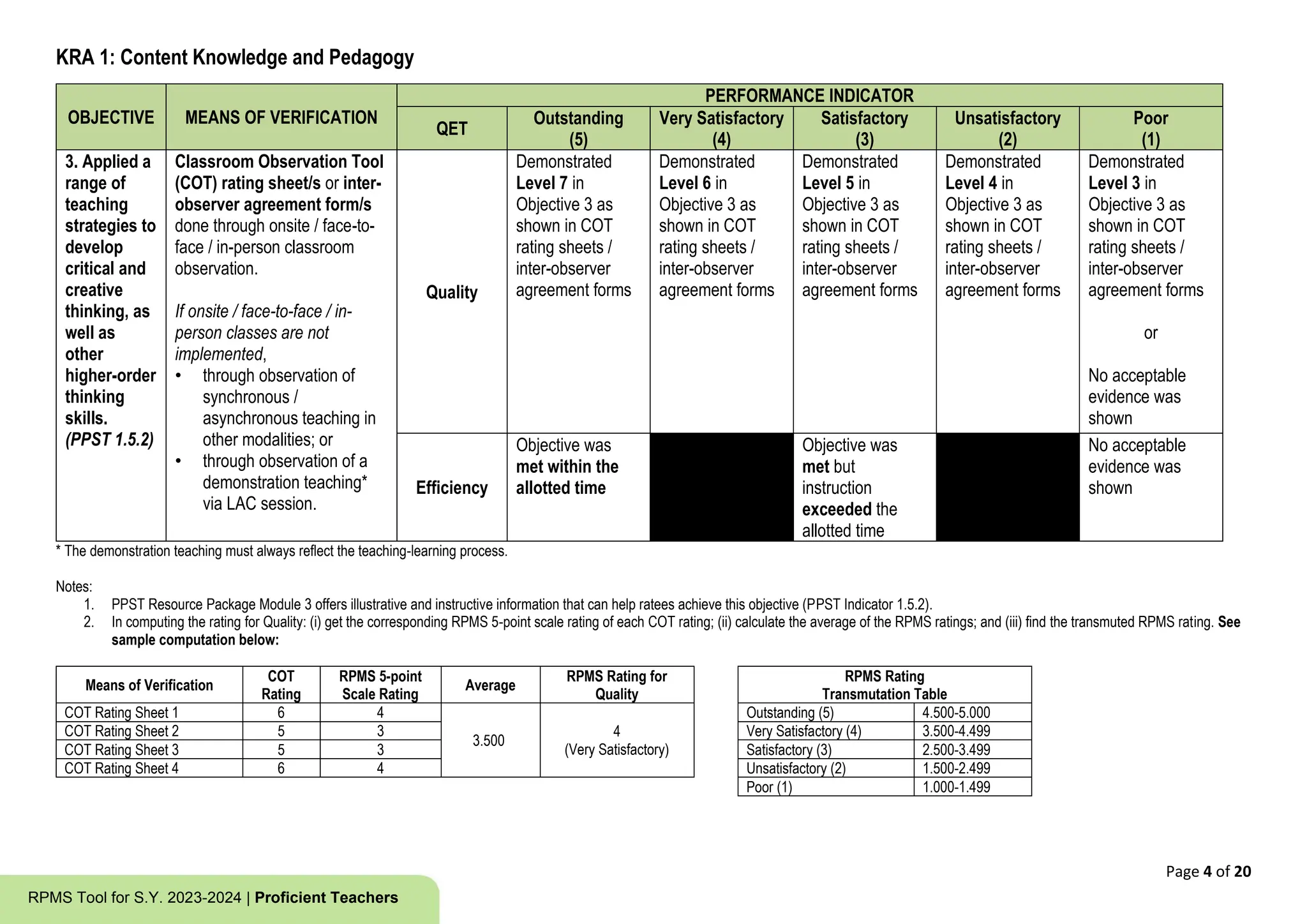 Annex A2 RPMS Tool for Proficient Teachers SY 2023-2024.pdf