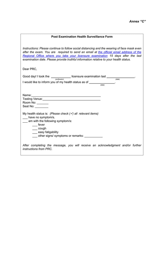 Annex_ABC_Downloadable_Forms.pdf | Infectious Diseases | Diseases and ...