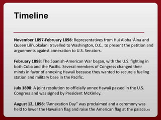 Annexation Of Hawaii