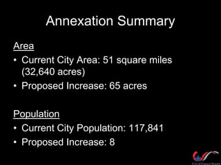 Annexation Public Hearing | PPTX