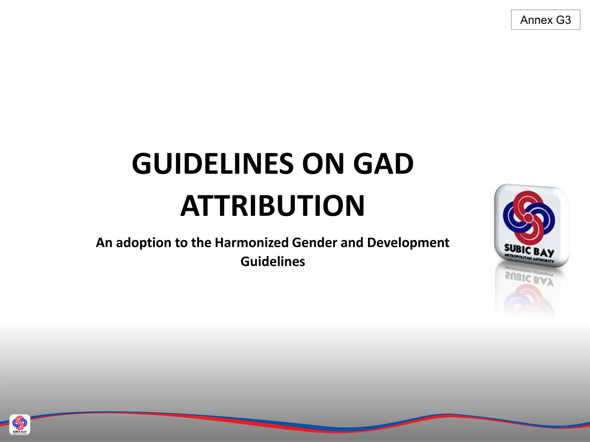 Annex G3 - GAD Attribution Presentation.pptx