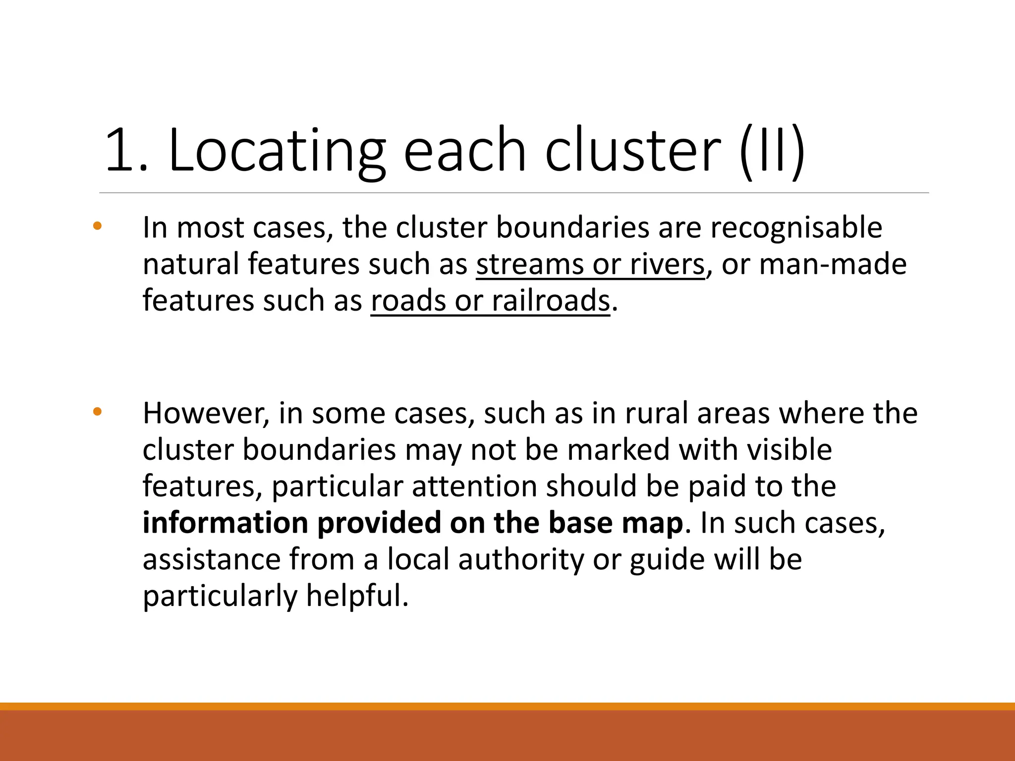 Annex H. Example Mapping and Household Listing Training Presentation 7. ...