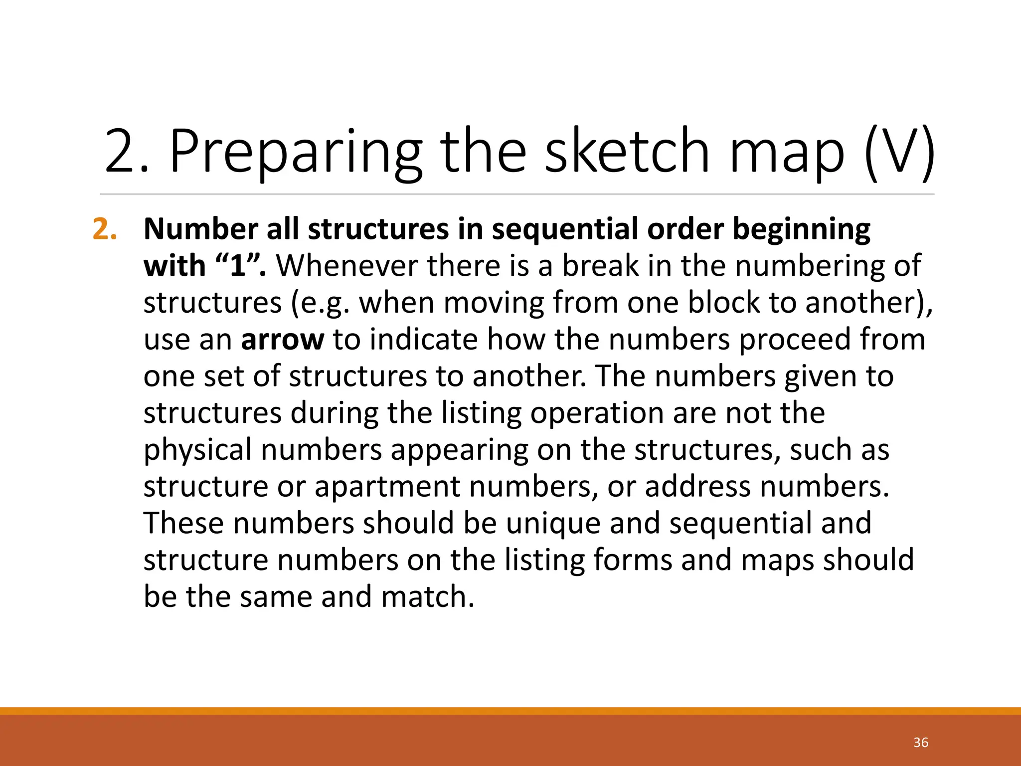 Annex H. Example Mapping and Household Listing Training Presentation 7. ...