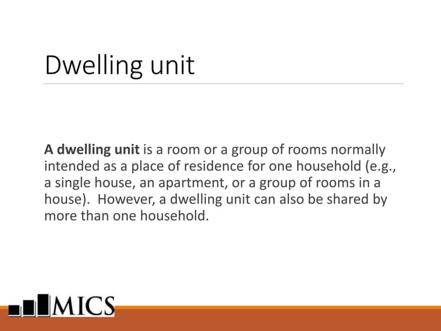 Annex H. Example Mapping and Household Listing Training Presentation 7. ...