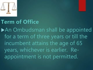 presentation-on-structure-functioning-of-insurance-ombudsman | PPT