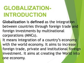 Globalisation CH-4 | PPT