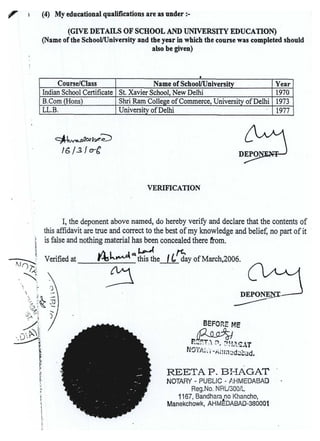 Annexure 2 mr j_2006 affidavit | PDF