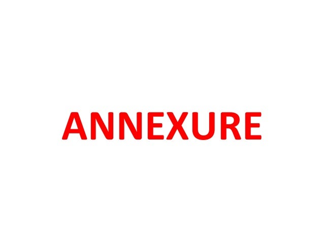 Annexures for national building code(nbc 2016)