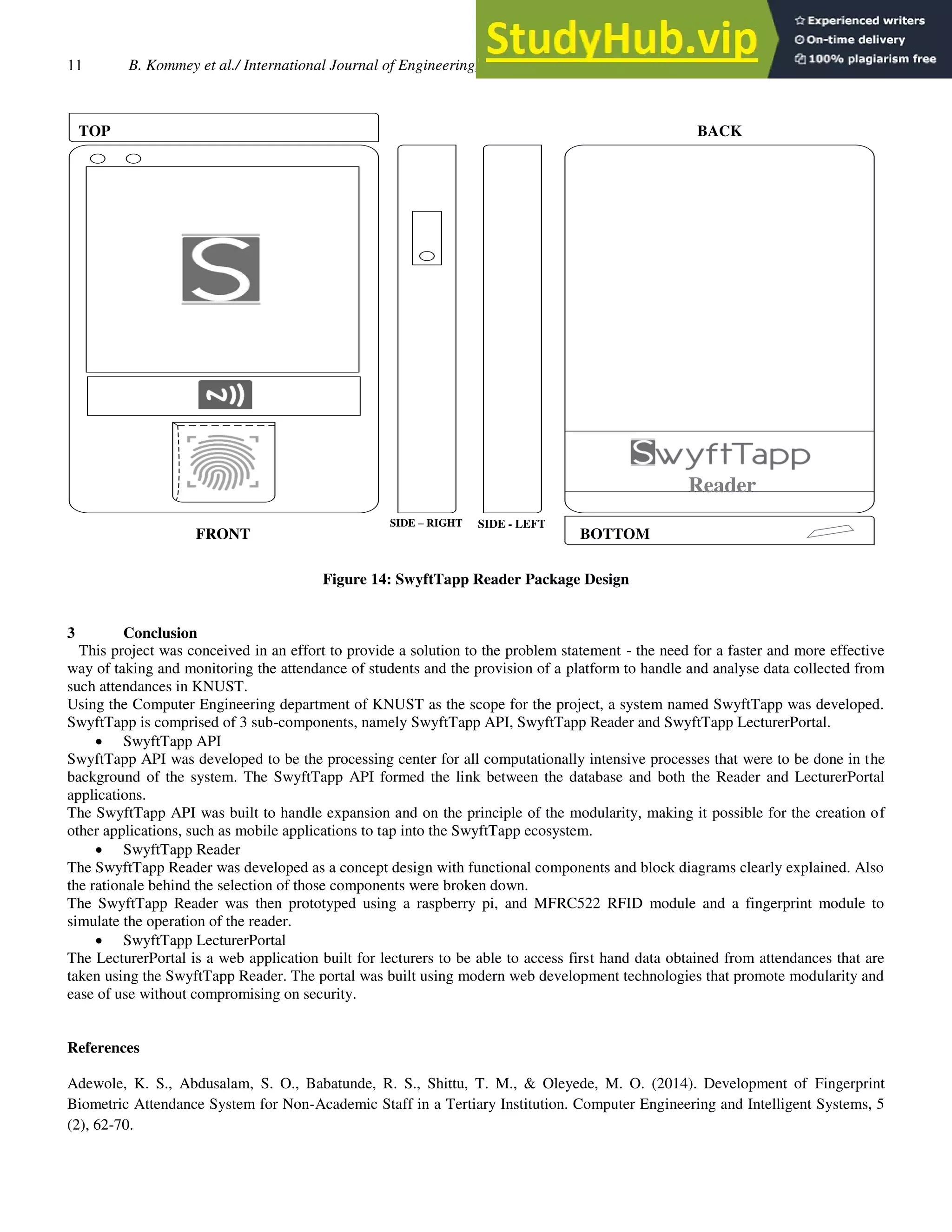 An NFC Based Attendance System Using Fingerprint Authentication | PDF