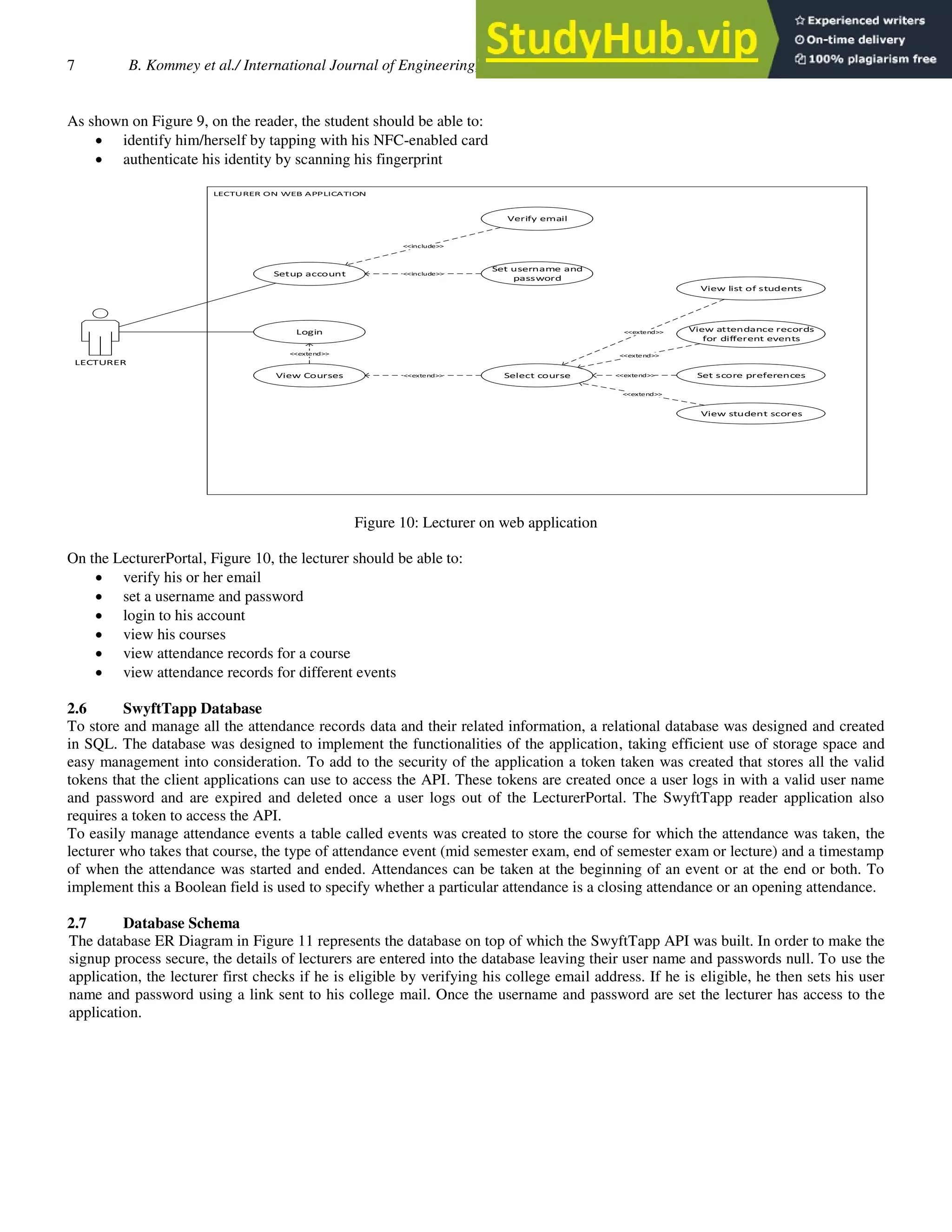An NFC Based Attendance System Using Fingerprint Authentication | PDF