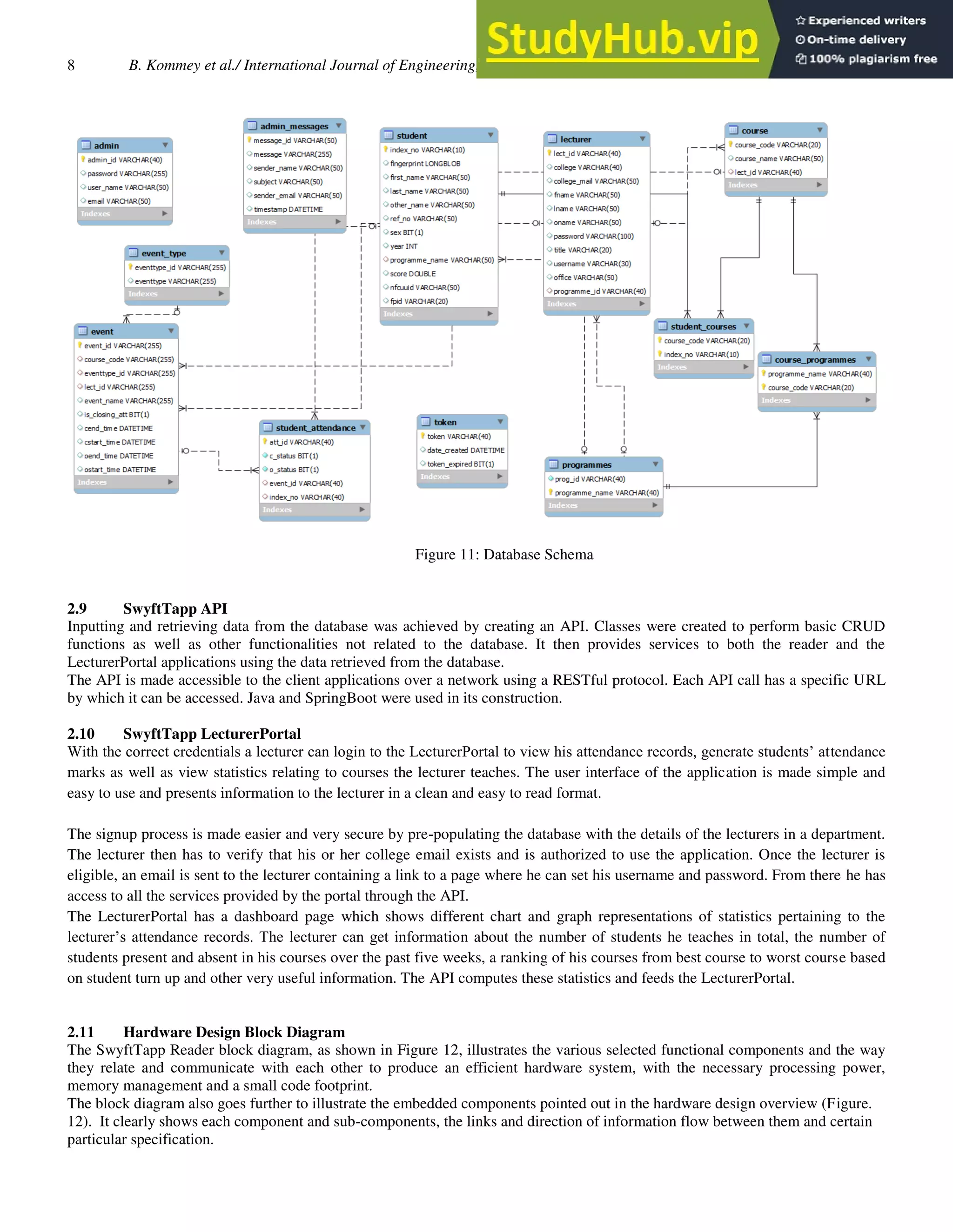 An NFC Based Attendance System Using Fingerprint Authentication | PDF