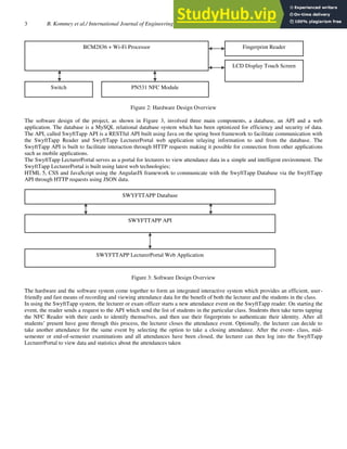 An NFC Based Attendance System Using Fingerprint Authentication | PDF