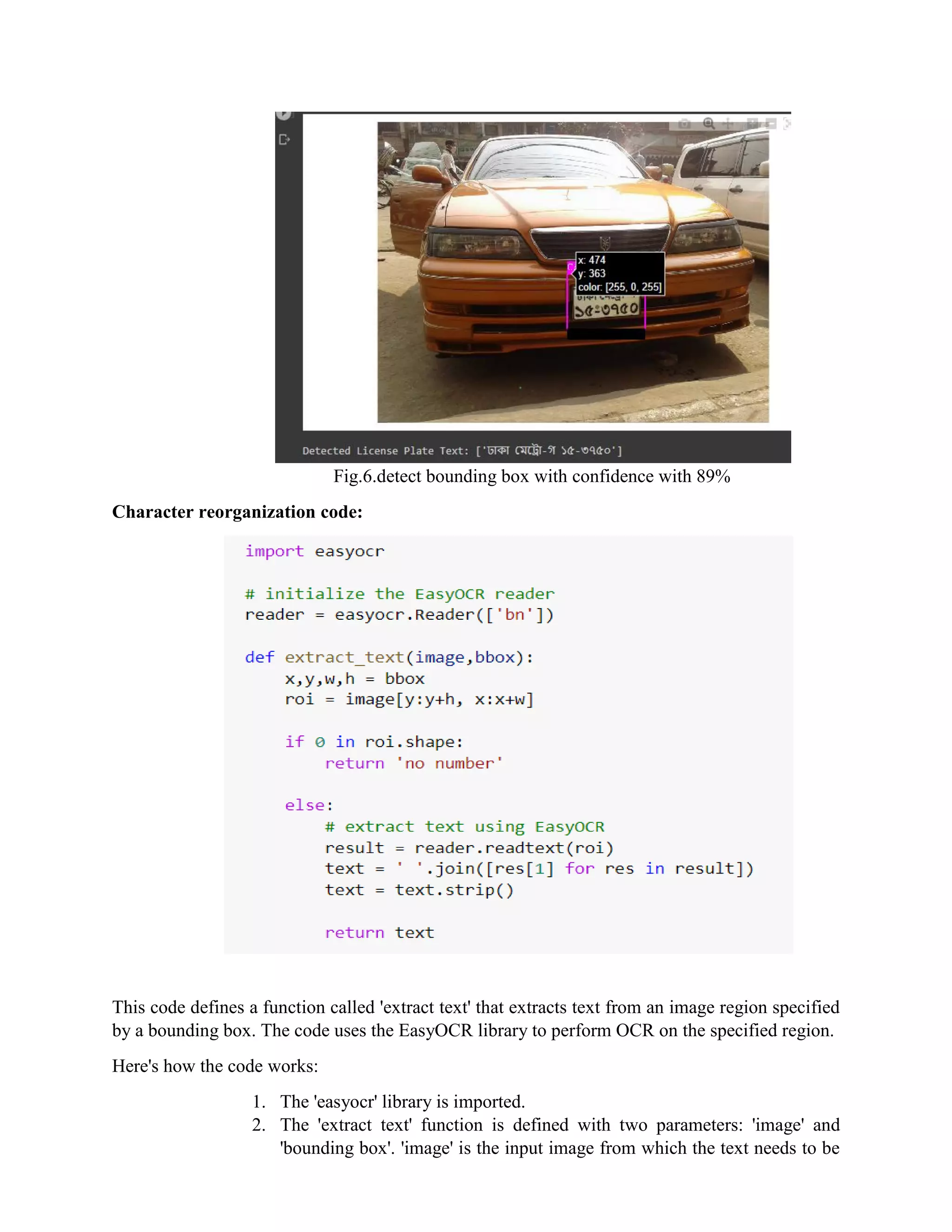 Automatic Number Plate Recognition System in Bangla using Deep Learning model(Report) | PDF