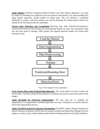 Automatic Number Plate Recognition System in Bangla using Deep Learning model(Report) | PDF