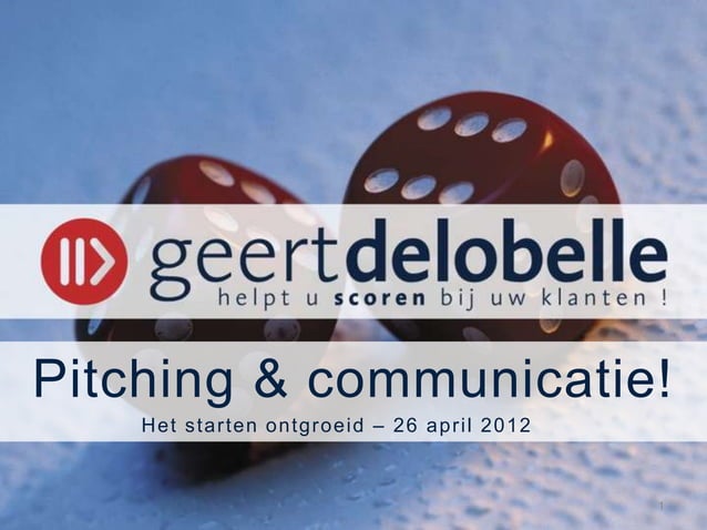 Pitching & Communication | PPT