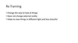 Stages, techniques and strategies to reduce stress | PPTX | Mental ...