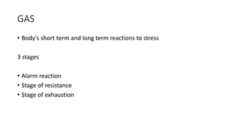 Stages, techniques and strategies to reduce stress | PPTX | Mental ...