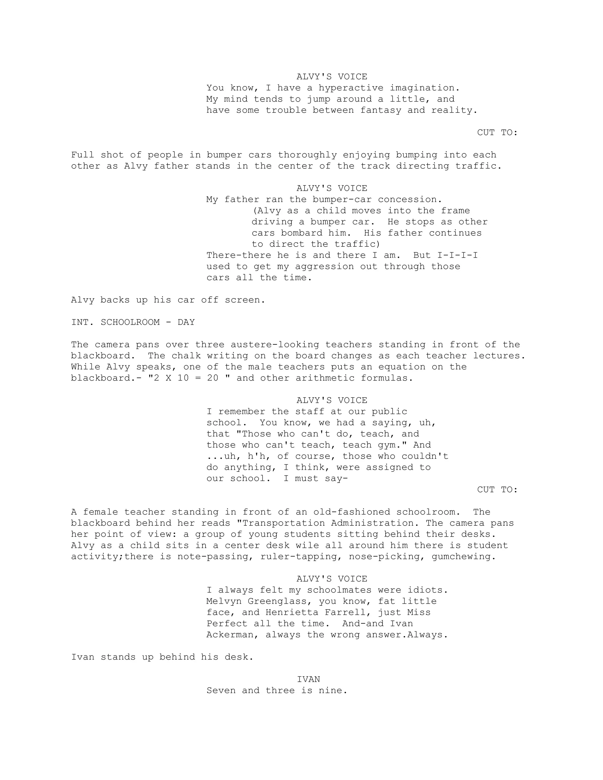 Annie hall script | DOCX