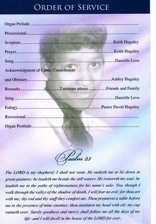 Annie huguly kelly obit program11052021 | PDF