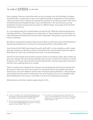 Annie leonard story of stuff | PDF