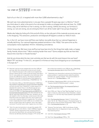 Annie leonard story of stuff | PDF