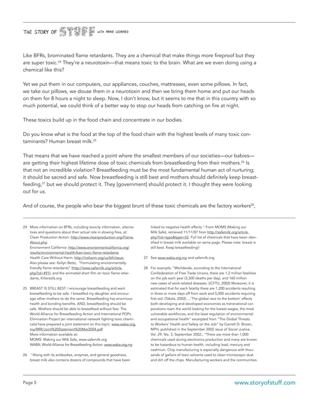 Annie Leonard Story Of Stuff Pdf