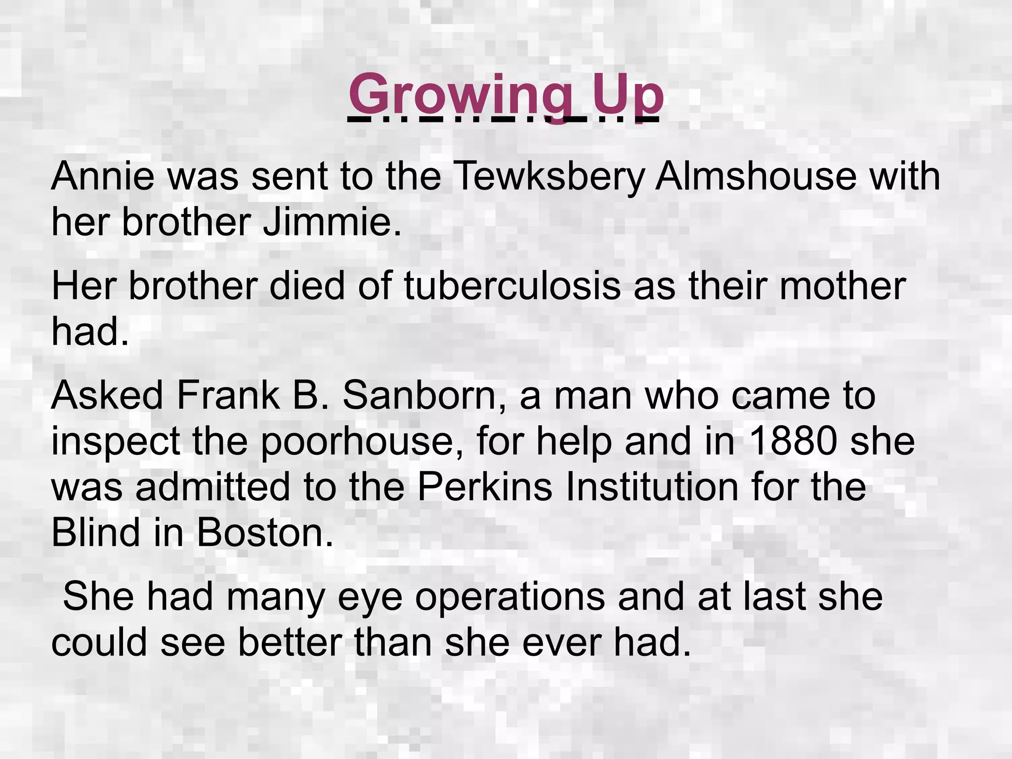 Annie sullivan presentation | PPT