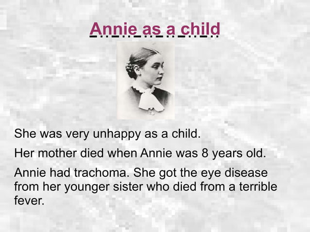 Annie sullivan presentation | PPT