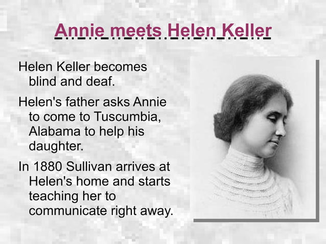 Annie sullivan presentation | PPT