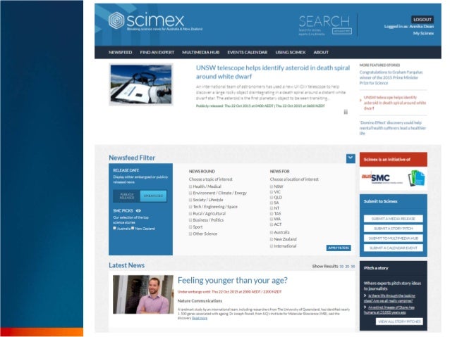 Annika Dean - Scimex: Wiley’s Partnership with the Australian Science…