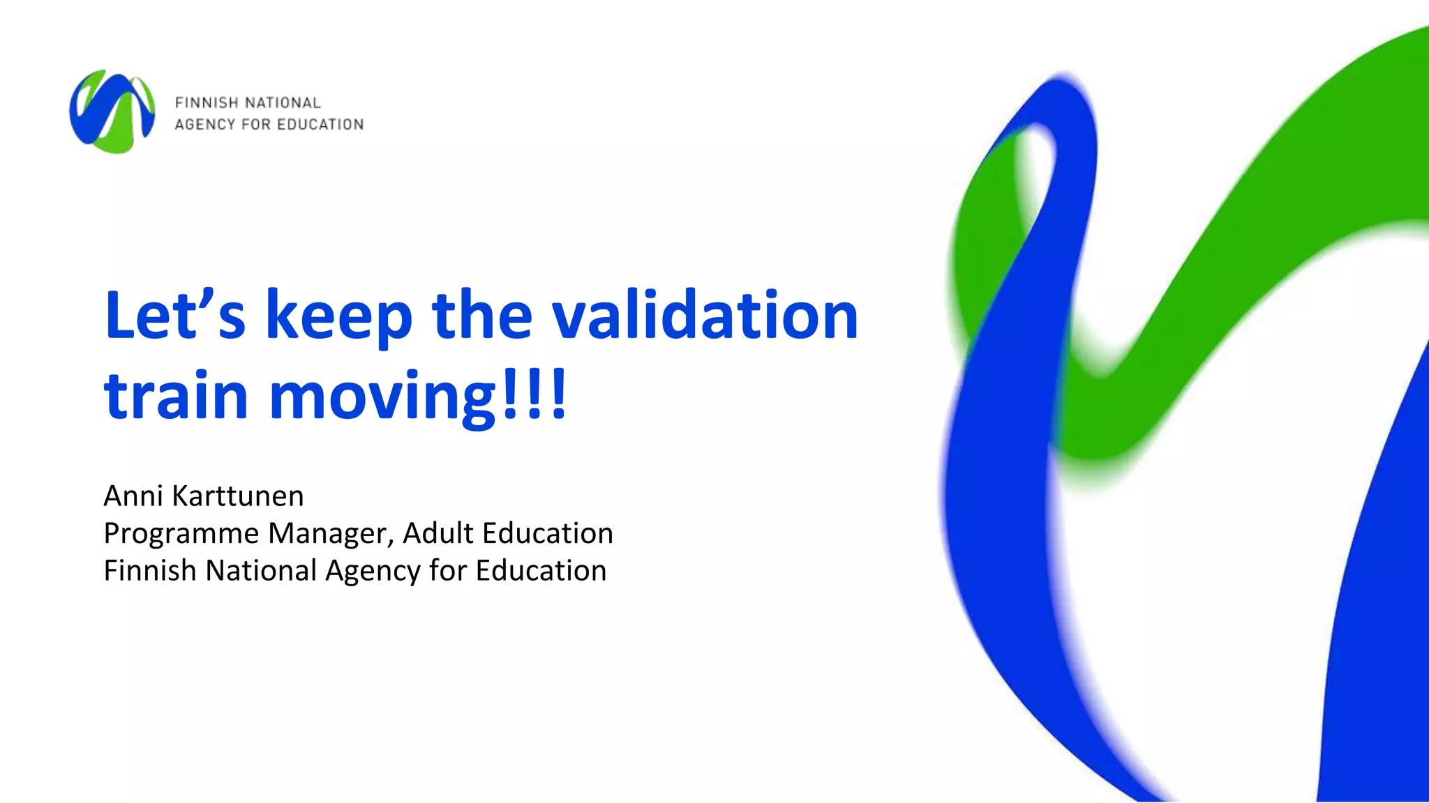 Roadmap 2018 and the value of competences | PPT