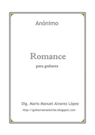 Anónimo. romance | PDF