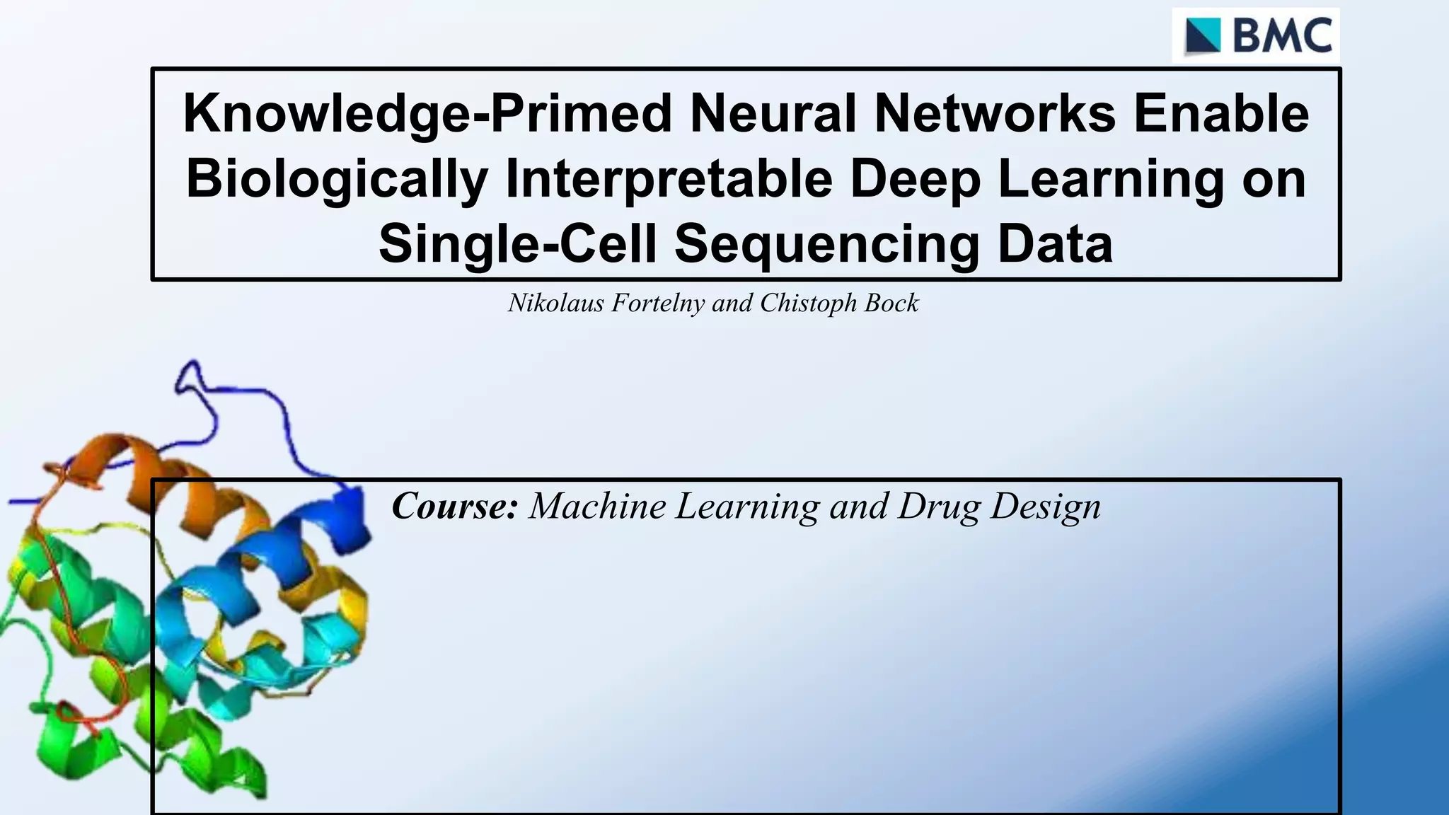 ANN in System Biology | PPTX