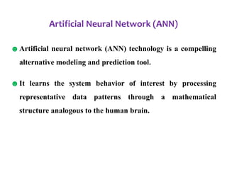 Ann in water level prediction | PPTX