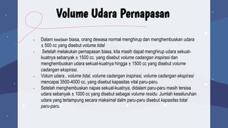 sistem pernapasan pada manusia | PPTX