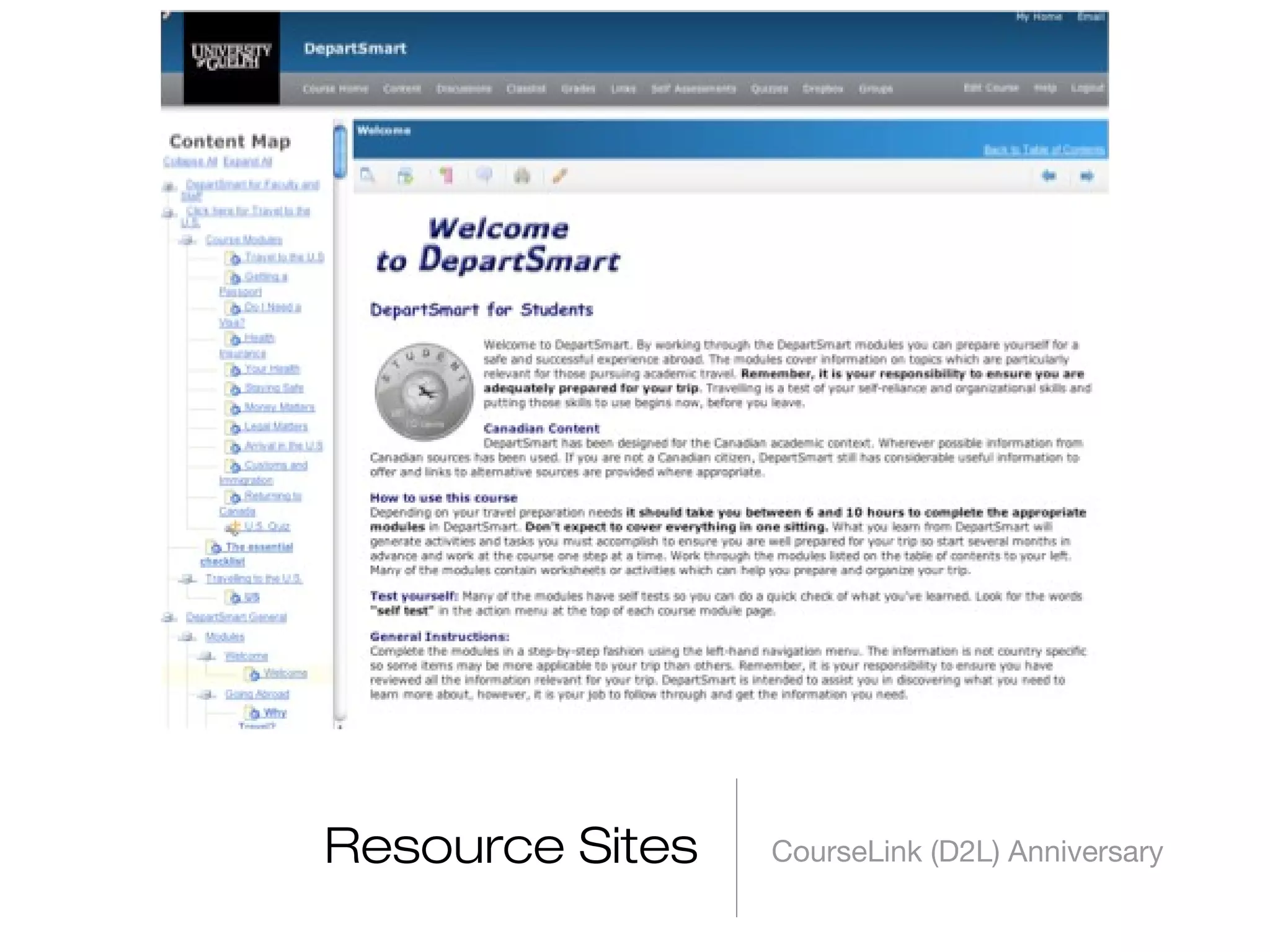 CourseLink & D2L anniversary celebration | PPT