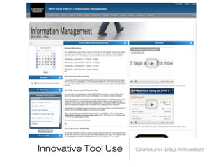 CourseLink & D2L anniversary celebration | PPT