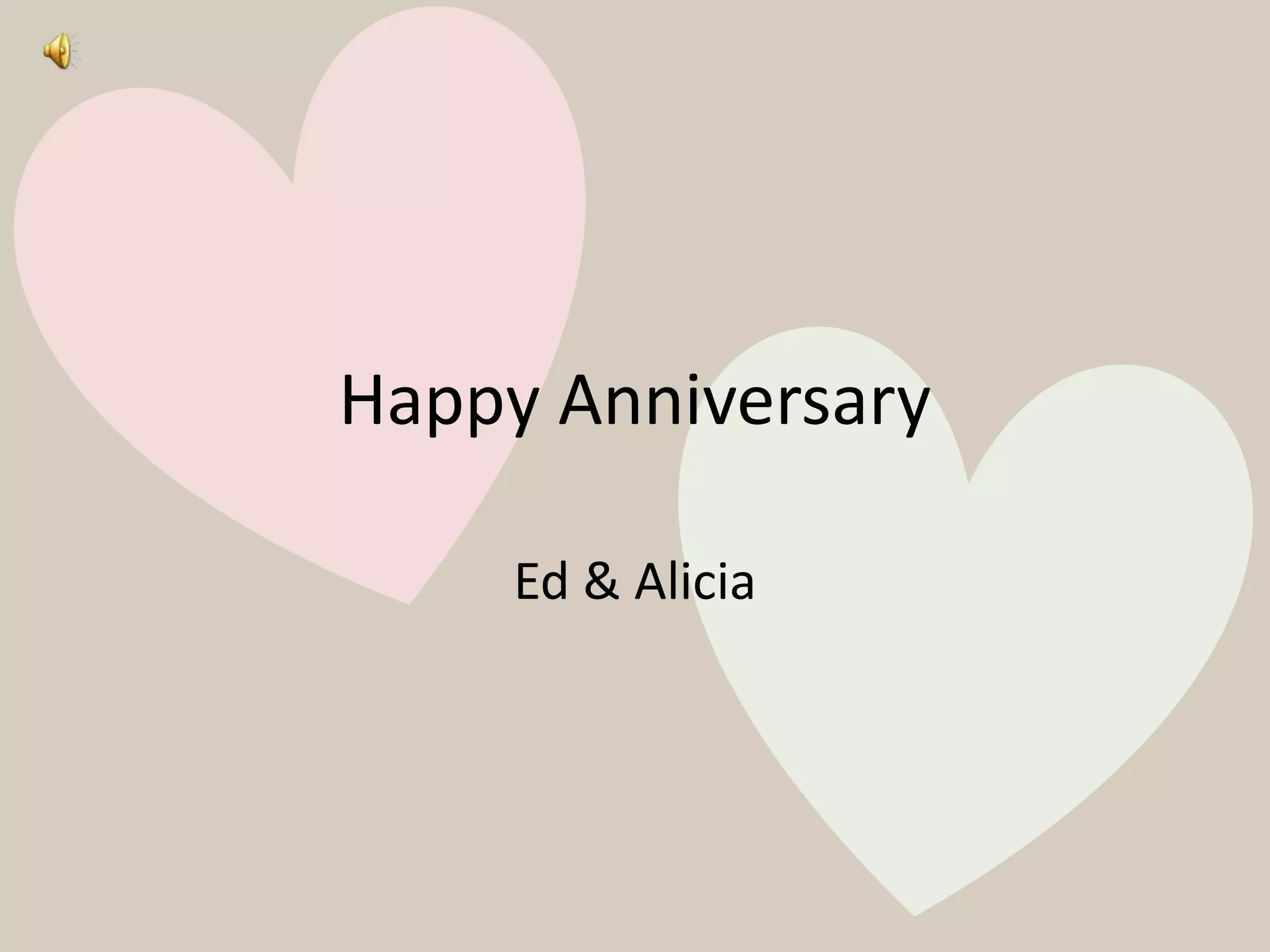 Anniversary slideshow | PPT