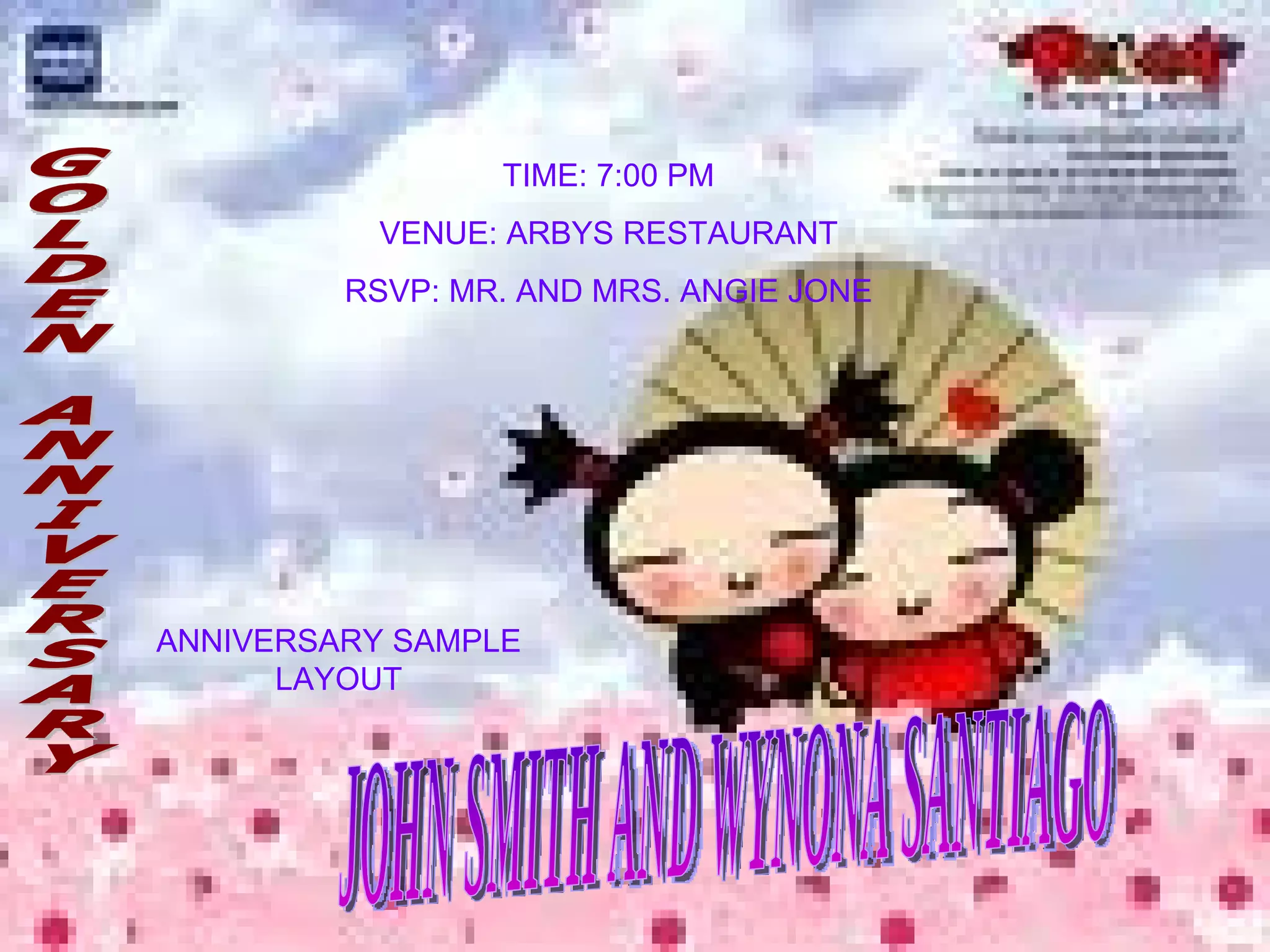 Anniv sample layout | PPT