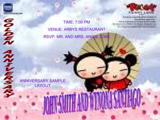 Anniv sample layout | PPT