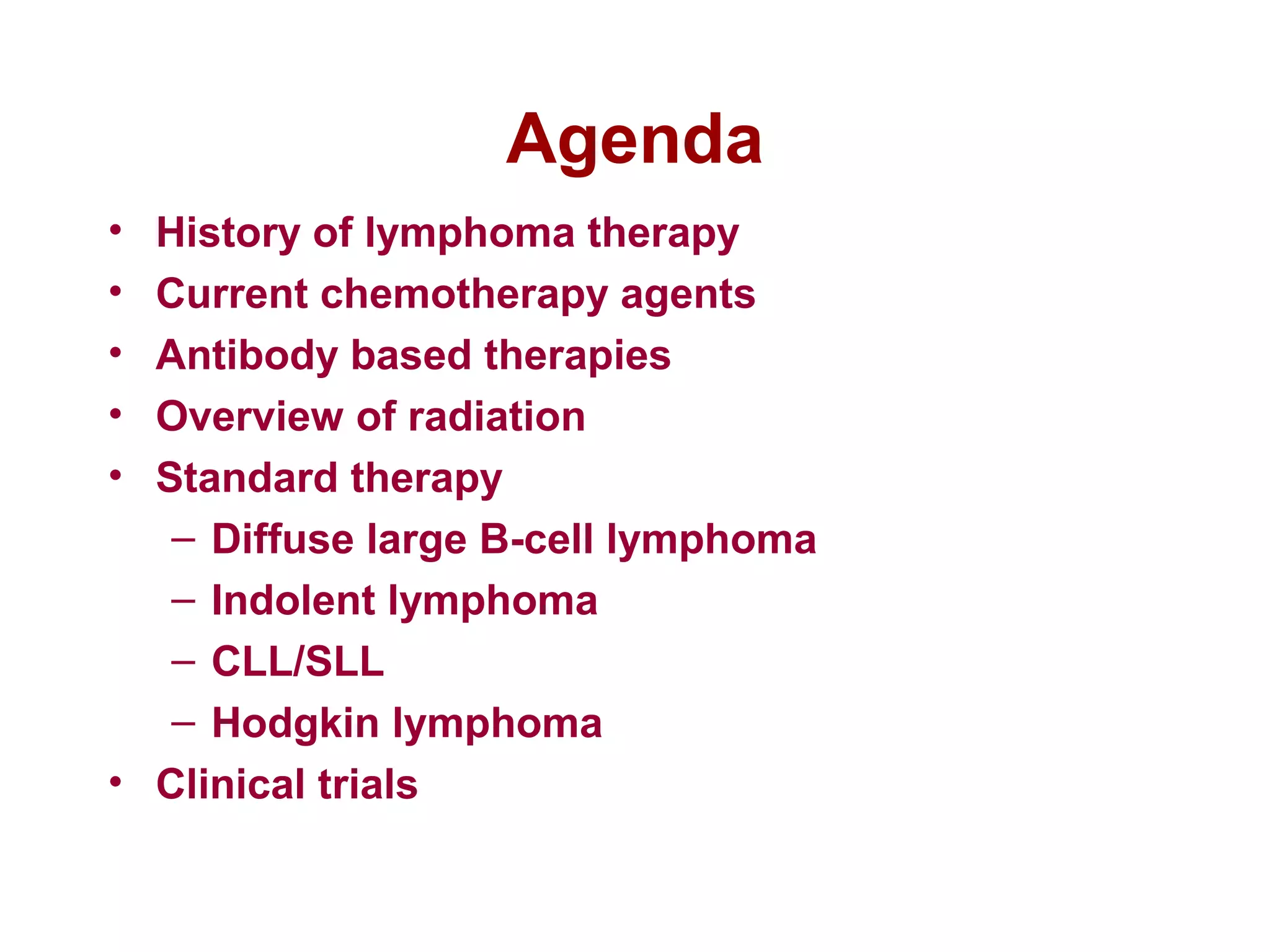 An Overview of Lymphoma Treatment | PPT
