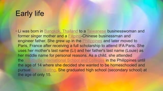 Ann Li Life, Career, Achievement, Lifestyle, Biography.pptx