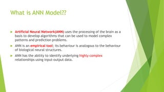 Ann model and its application | PPTX