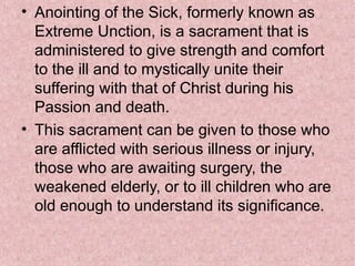 annointing of the sick.ppt healing catechisis | PPT