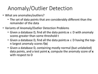 Annommaly detection techniques and approaches | PPT