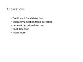 Annommaly detection techniques and approaches | PPT